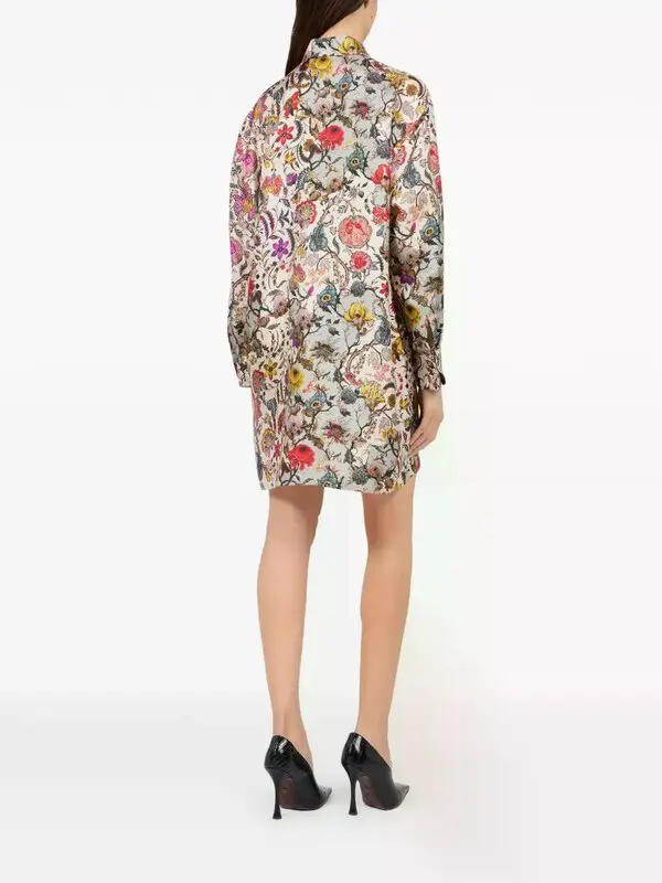 Roberto Cavalli Floral-print Mini Dress