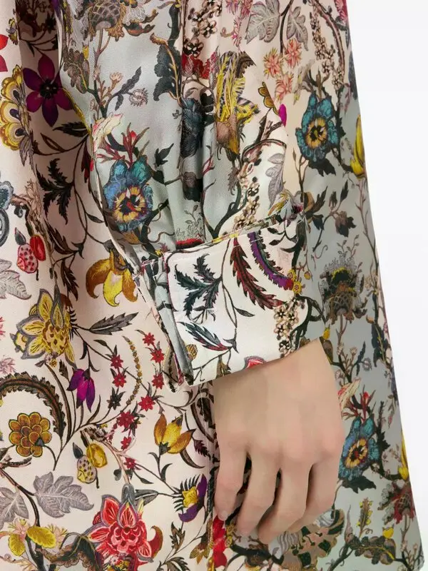 Roberto Cavalli Floral-print Mini Dress