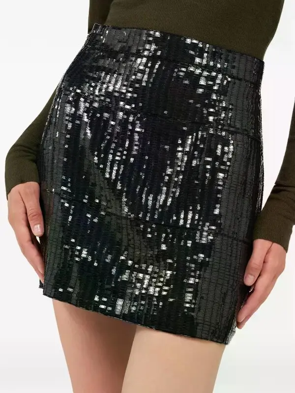 Roberto Cavalli Sequin-embellished Mini Skirt