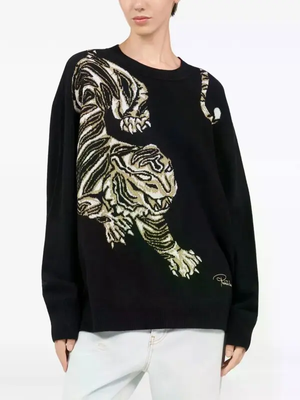 Roberto Cavalli Tiger-print Sweater