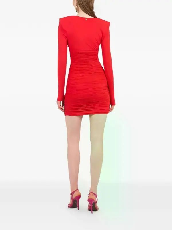 Roberto Cavalli V-neck Mini Dress