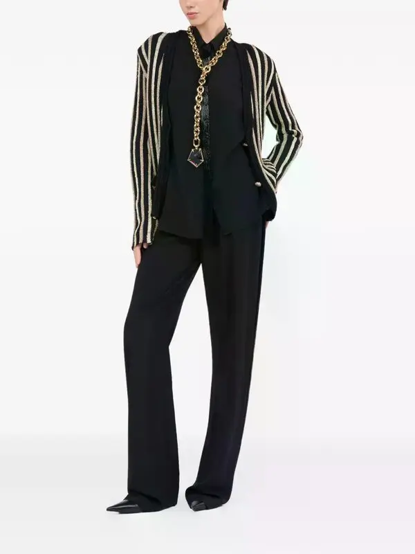 Roberto Cavalli Embellished-stripe Shirt