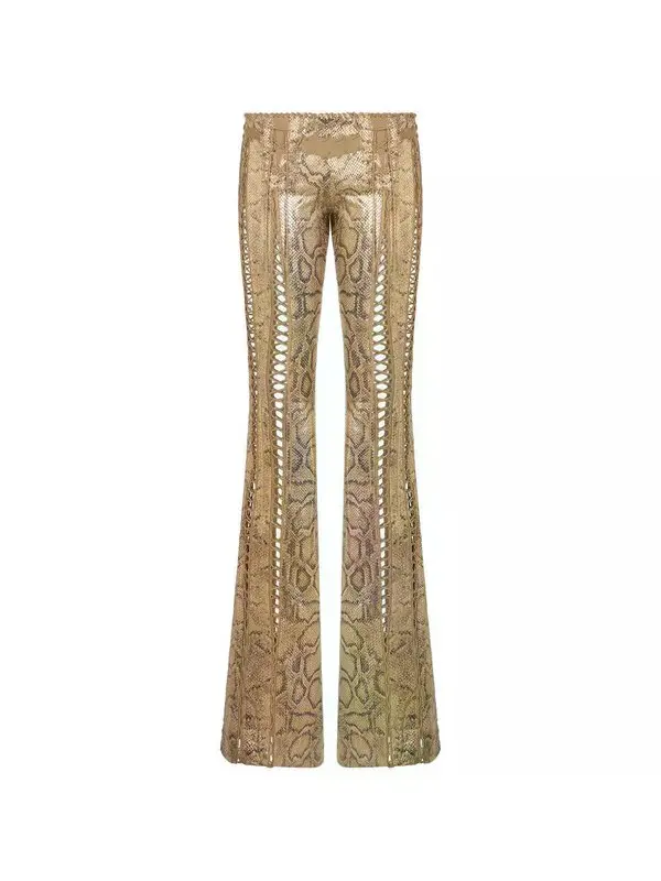 Roberto Cavalli Python Print Trousers