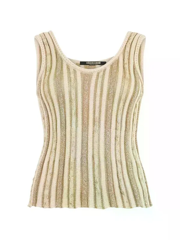 Roberto Cavalli Striped Tank Top