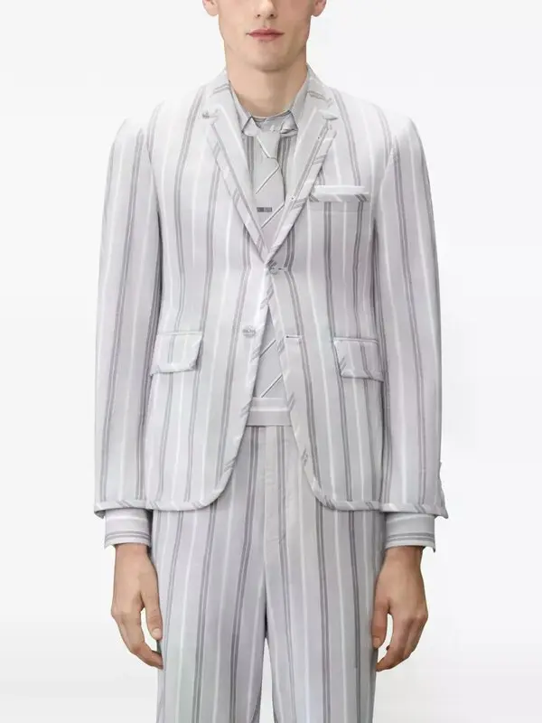 Thom Browne Madras Striped Blazer