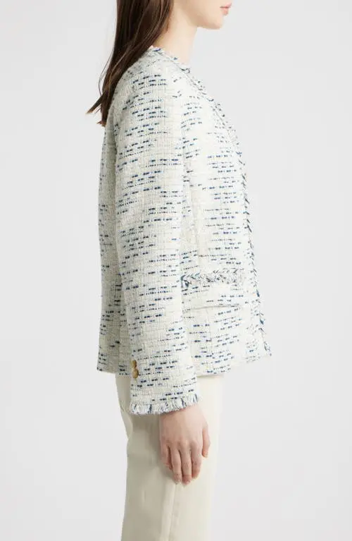 Kobi Halperin Sapphire Tweed Jacket - Blue Multi