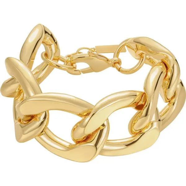 ST. MORAN Chunky Curb Chain Bracelet - Gold