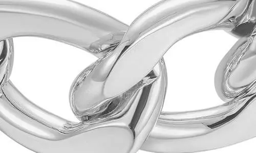 ST. MORAN Chunky Curb Chain Bracelet - Silver