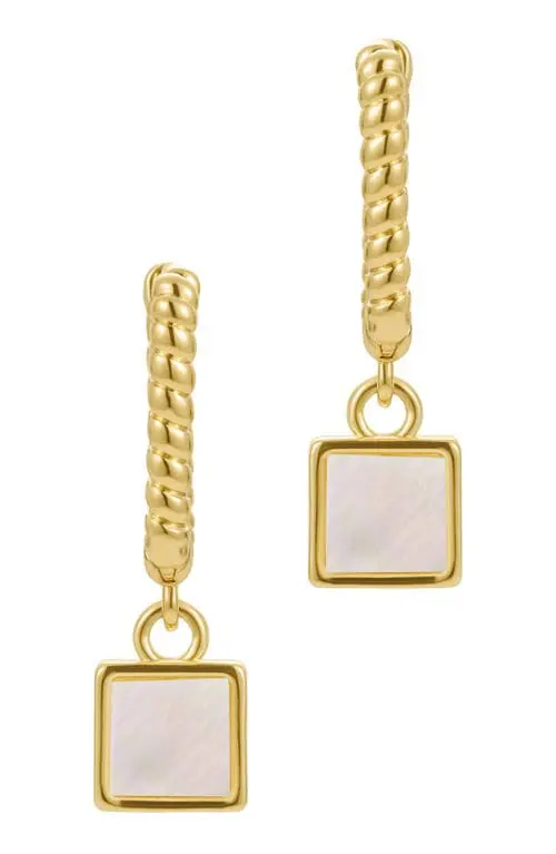 ST. MORAN Mother-of-pearl Drop Earrings
