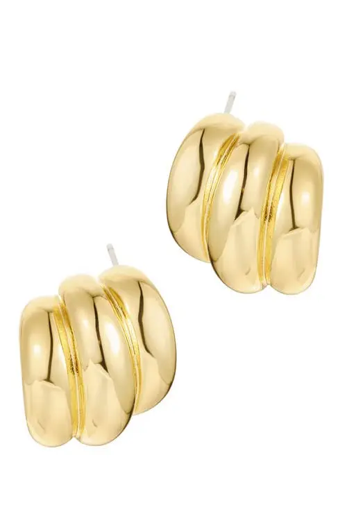 ST. MORAN Aura Statement Earrings - Gold