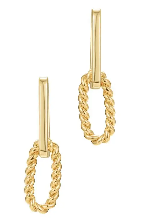 ST. MORAN Mixed Link Drop Earrings