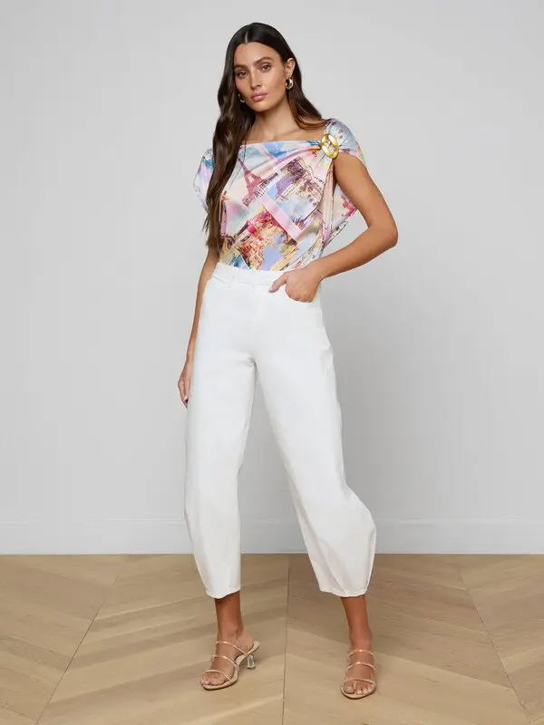 L'Agence Krista Tapered Jean