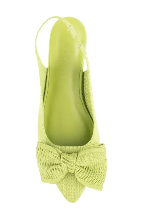 Tahari Lagos Slingback Pumps - Citron
