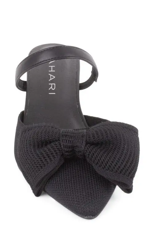 Tahari Monaco Kitten Heel Mules - Black