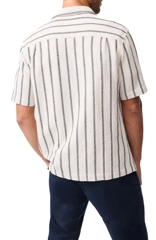 Rodd & Gunn Melford Stripe Short Sleeve Cotton Blend Button-up Shirt