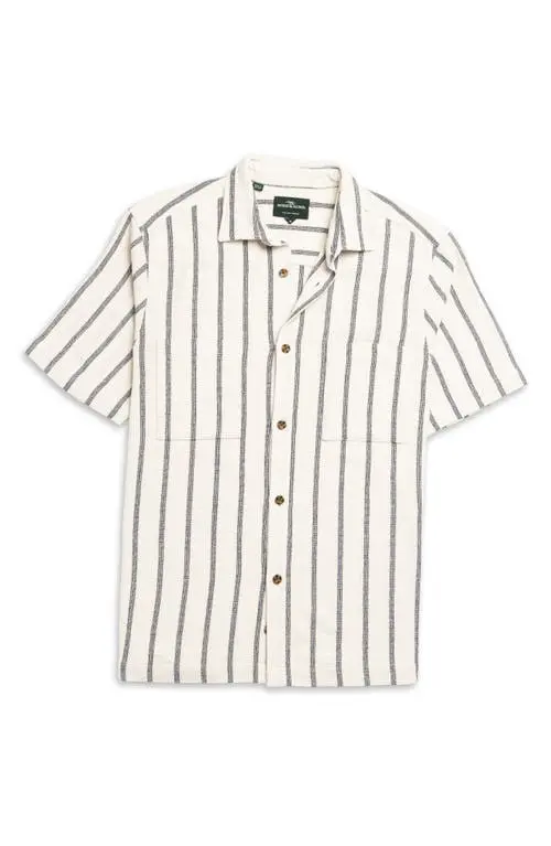 Rodd & Gunn Melford Stripe Short Sleeve Cotton Blend Button-up Shirt