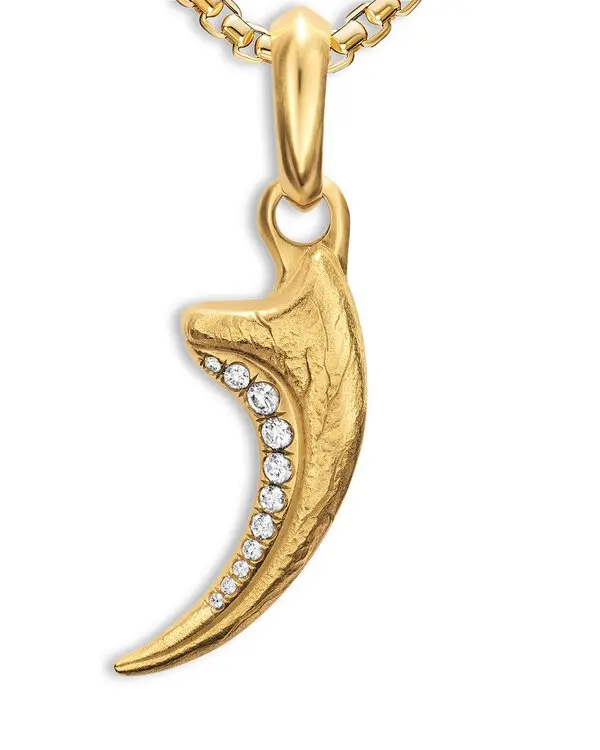 David Yurman Raptor Claw Amulet - Gold