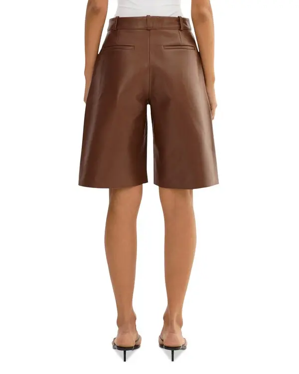 LAMARQUE Leather Bermuda Shorts