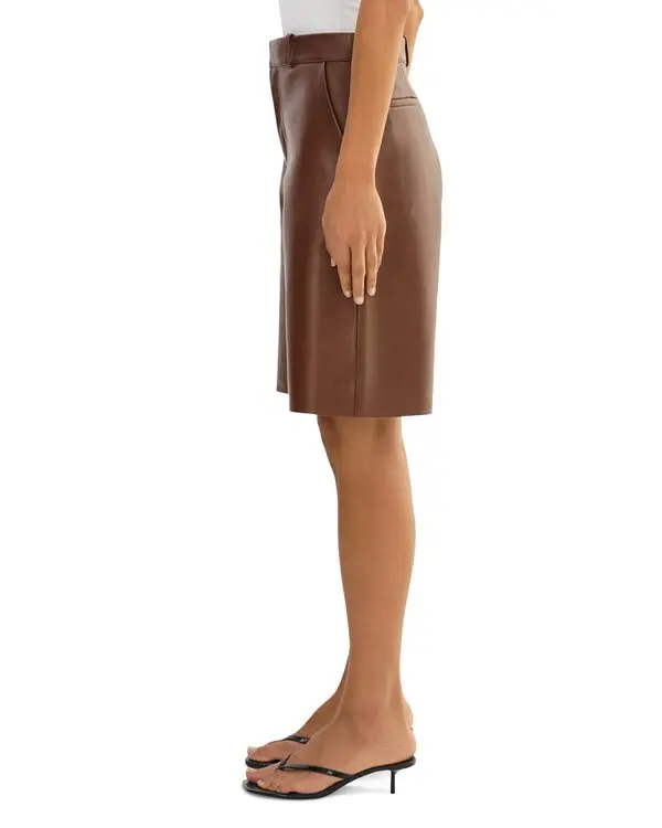 LAMARQUE Leather Bermuda Shorts
