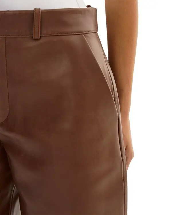 LAMARQUE Leather Bermuda Shorts