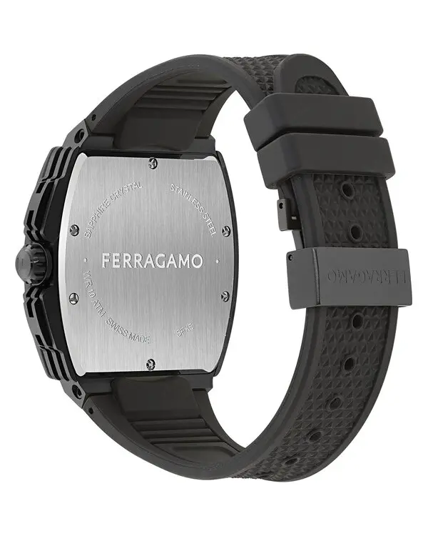 FERRAGAMO F-80 Tonneau Chronograph, 42mm