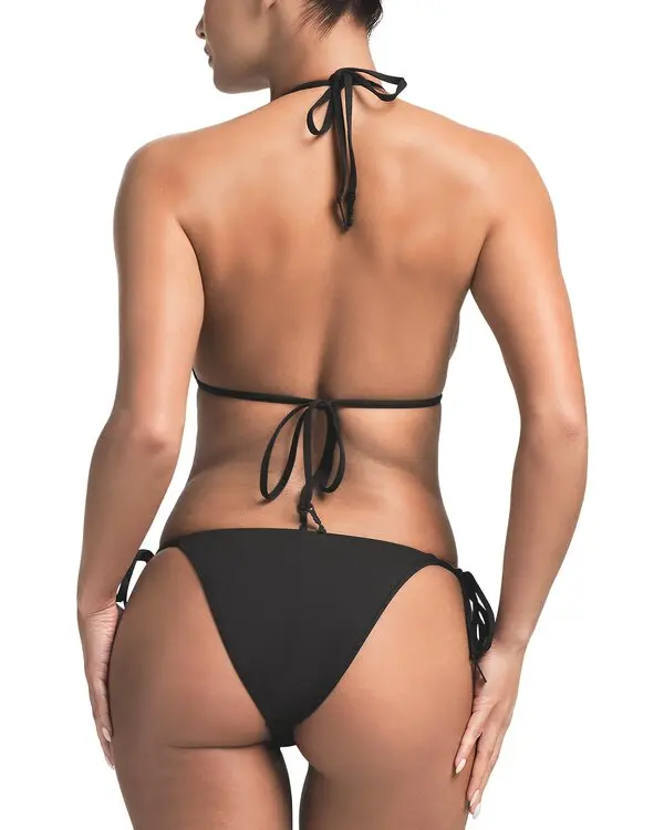 SKIMS Dipped Tie Bikini Bottoms - Onyx