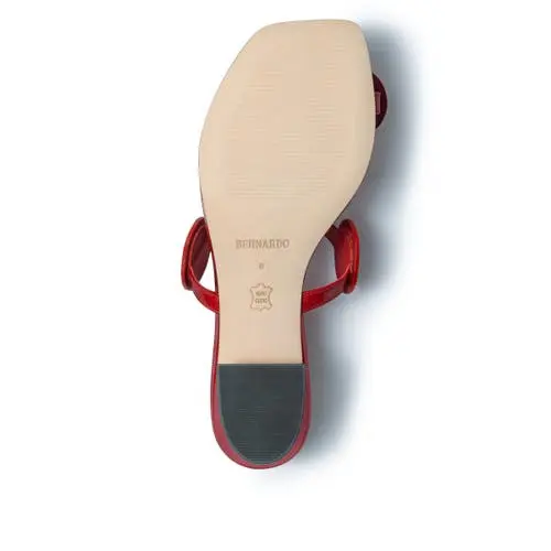 Bernardo Jupiter Moon Heeled Sandal - Red