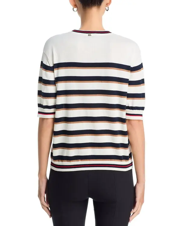 Herno Short Sleeve Tee - White/navy