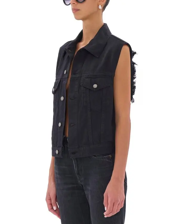 HAIKURE Ryder Satin Bull Vest - Carbon