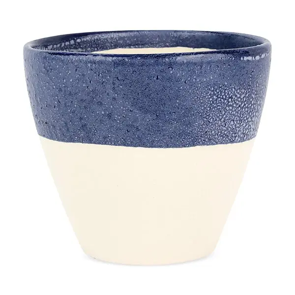 VIETRI Viva Garden Reactive Medium Cachepot - Cobalt