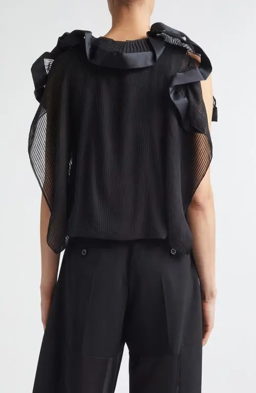 Sacai Chiffon Top