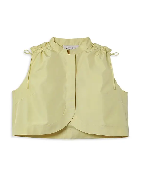 LIBEROWE Maya Cropped Shirt - Yellow