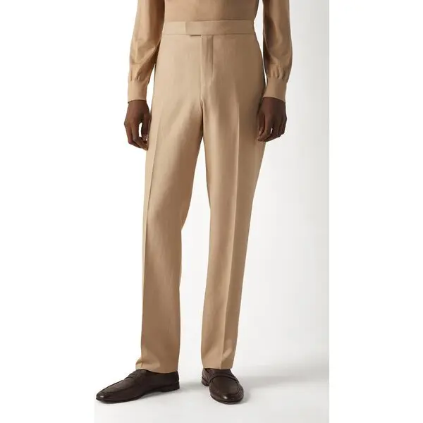 Zegna Oasi Lino Pants - Beige