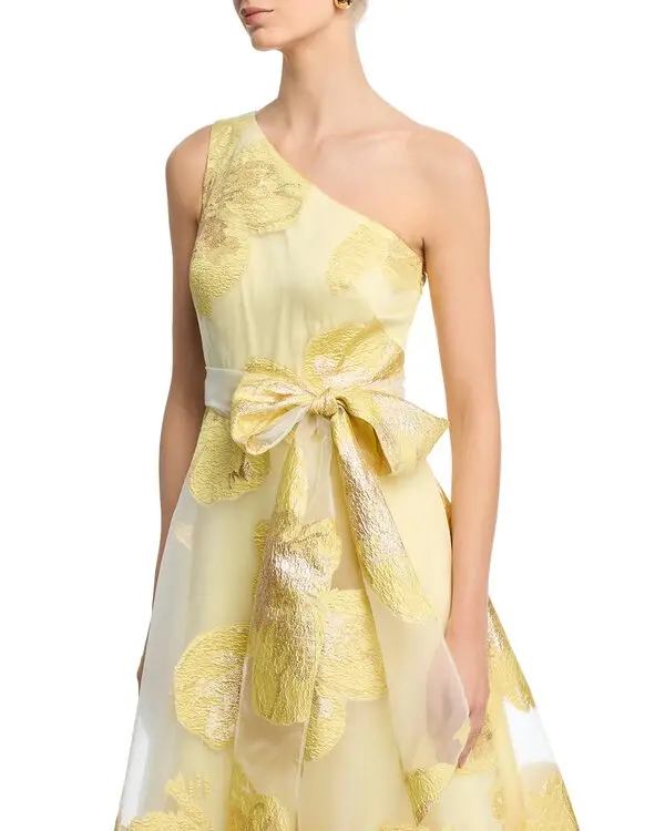 Eliza J Asymmetrical Belted Dress