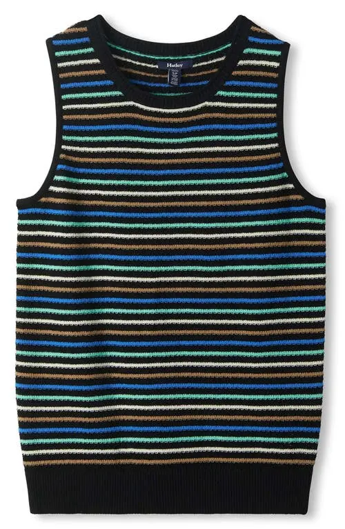 HATLEY Kate Desert Stripe Cotton Sweater Vest