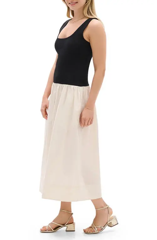 HATLEY Colorblock Midi Sundress