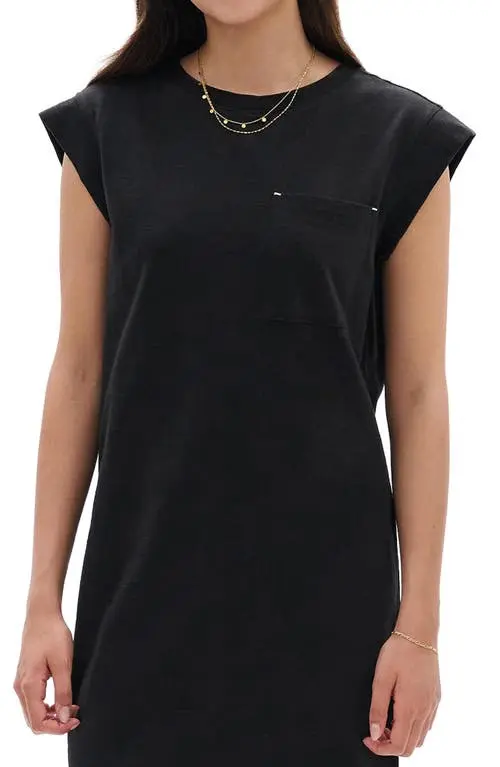 HATLEY Pocket T-shirt Dress - Caviar