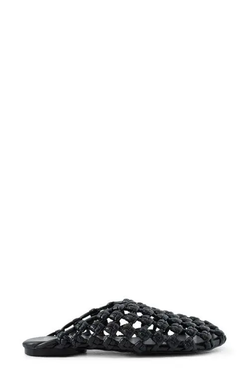 JELAVU Giselle Woven Mule - Black