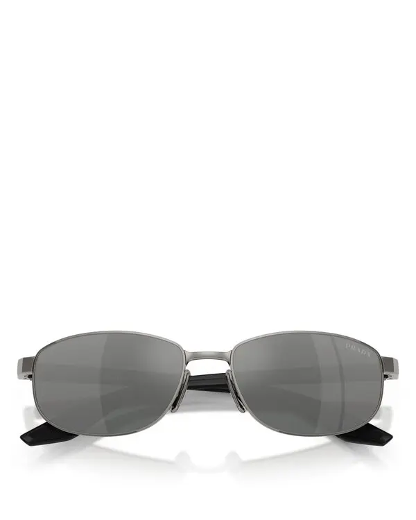 Prada Linea Rossa Oval Sunglasses, 58mm