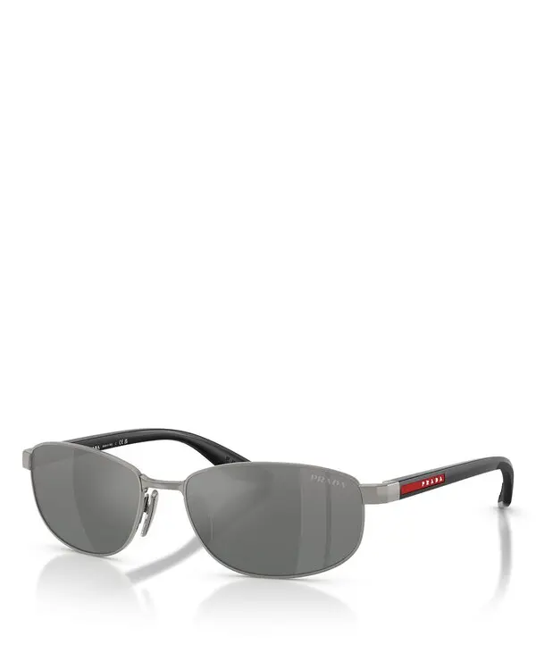 Prada Linea Rossa Oval Sunglasses, 58mm