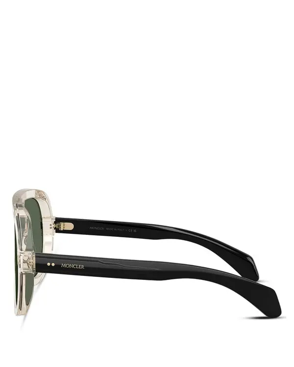Moncler Sunsette Aviator Sunglasses - Green