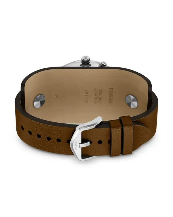 Fossil Archival Big Tic Watch 40mm - Brown/blue