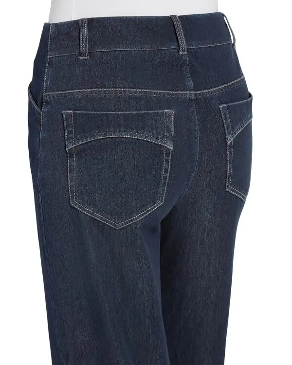 Lyssé Samara High-rise Cuffed Wide-leg Jeans