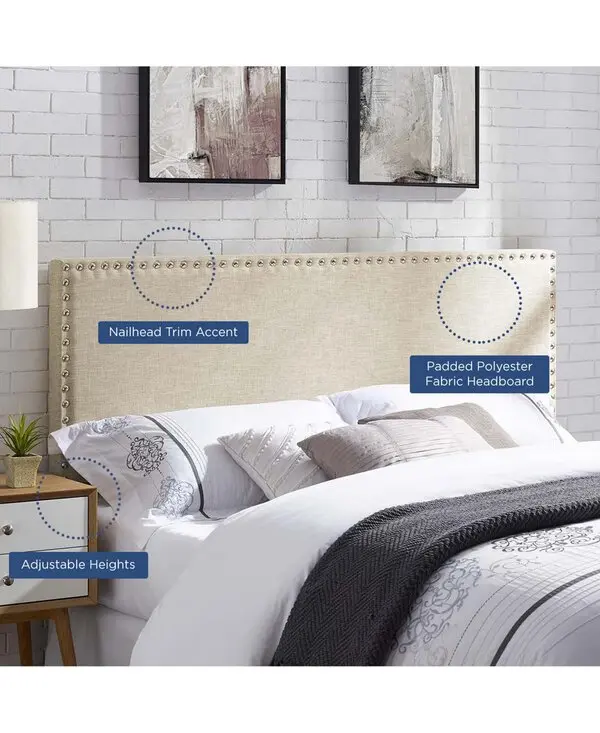 MODWAY Phoebe Upholstered Fabric Headboard