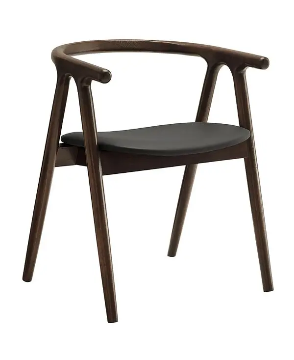 MODWAY Henry Wood Dining Chair - Black