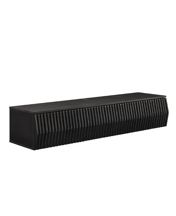 MODWAY Vaughn 64 Wall Mount Tv Stand - Black