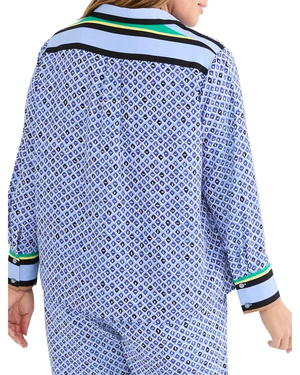 NIC+ZOE Mosaic Trimmed Shirt