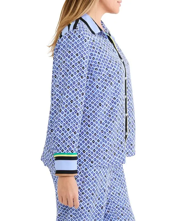 NIC+ZOE Mosaic Trimmed Shirt