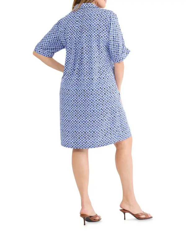 NIC+ZOE Mosaic Devon Dress - Blue Multi