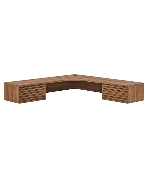 MODWAY Render Wall Mount Corner Office Desk